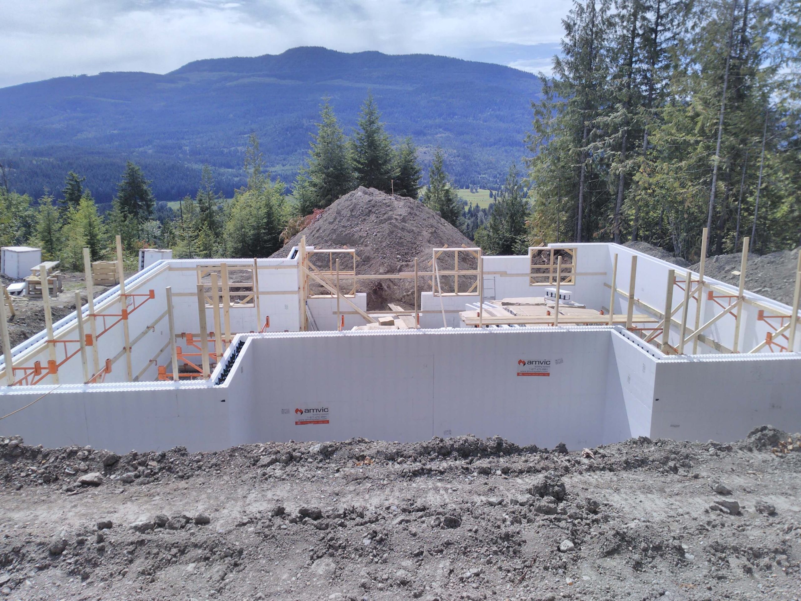 Case Study: Amvic™ ICF Foundation for a Home in British Columbia ...